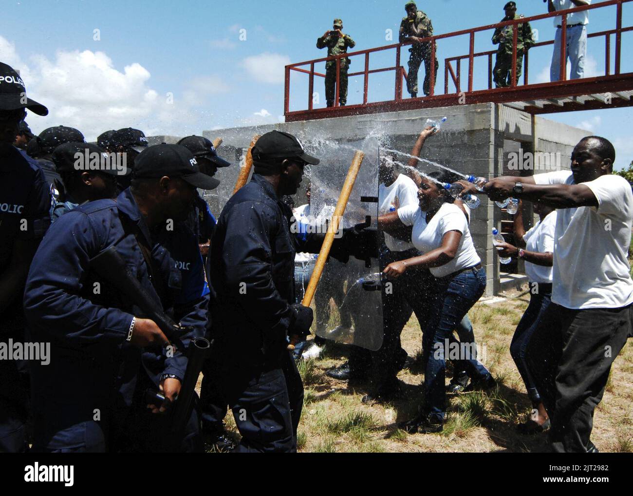 Riot drill hi-res stock photography and images - Alamy