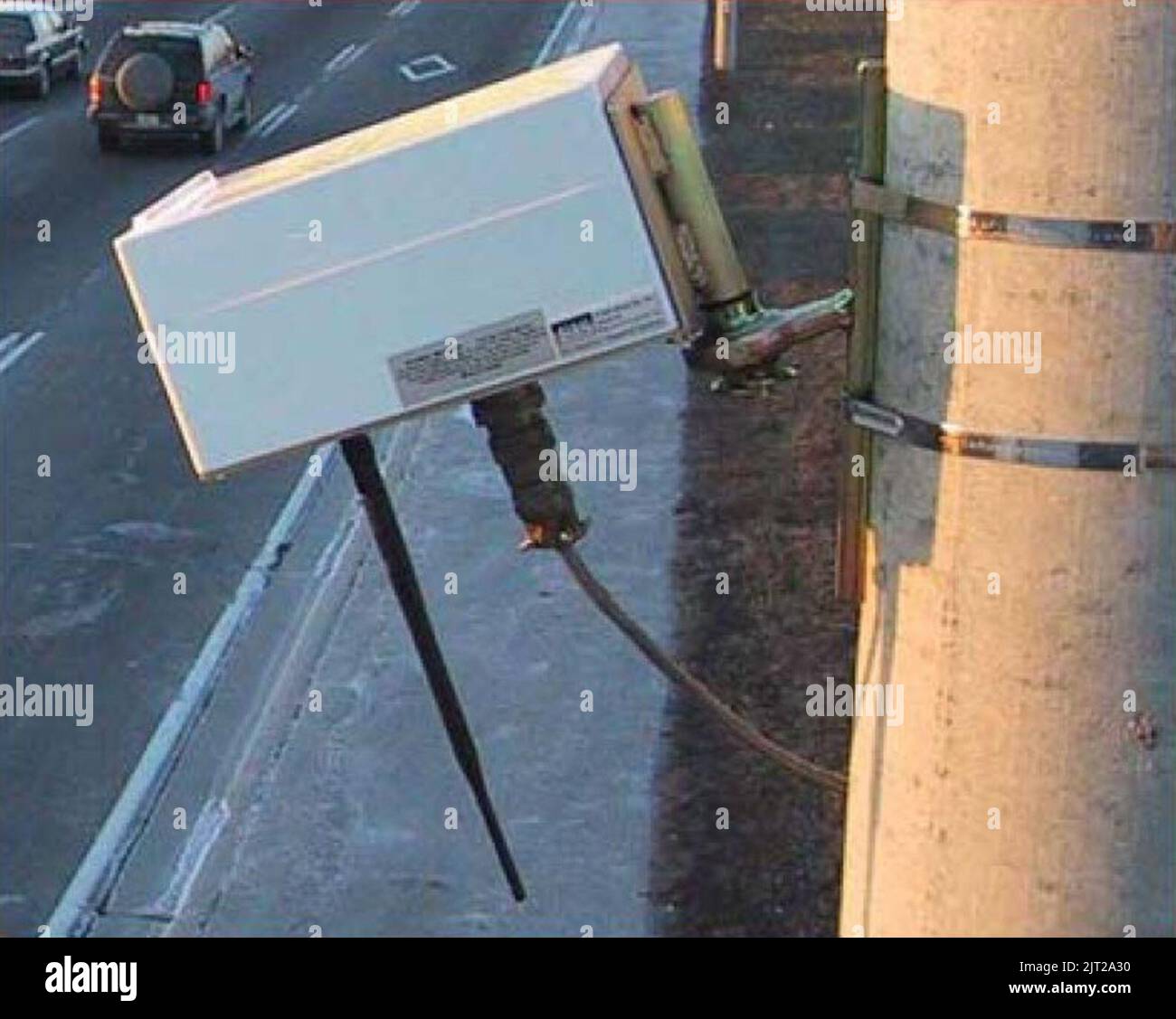 Traffic control radar detector Stock Photo - Alamy