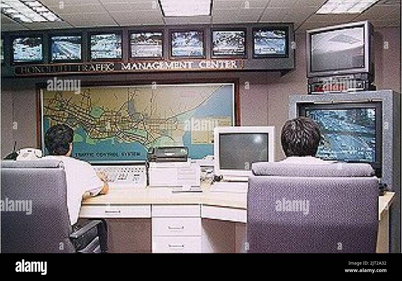 Traffic management center Stock Photo - Alamy