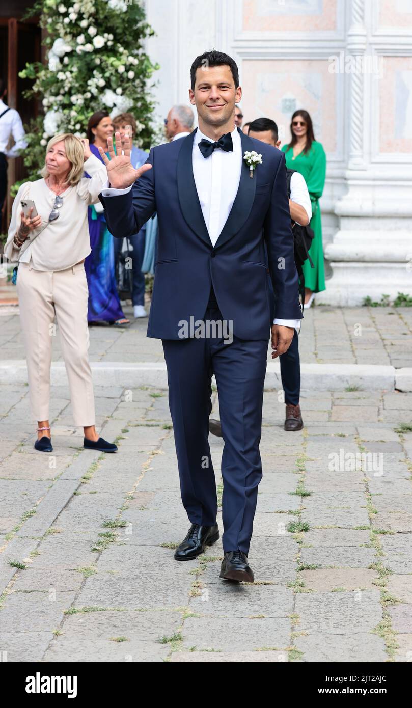 Venice, Italy. 27th Aug, 2022. Federica Pellegrini's wedding in Venice ...
