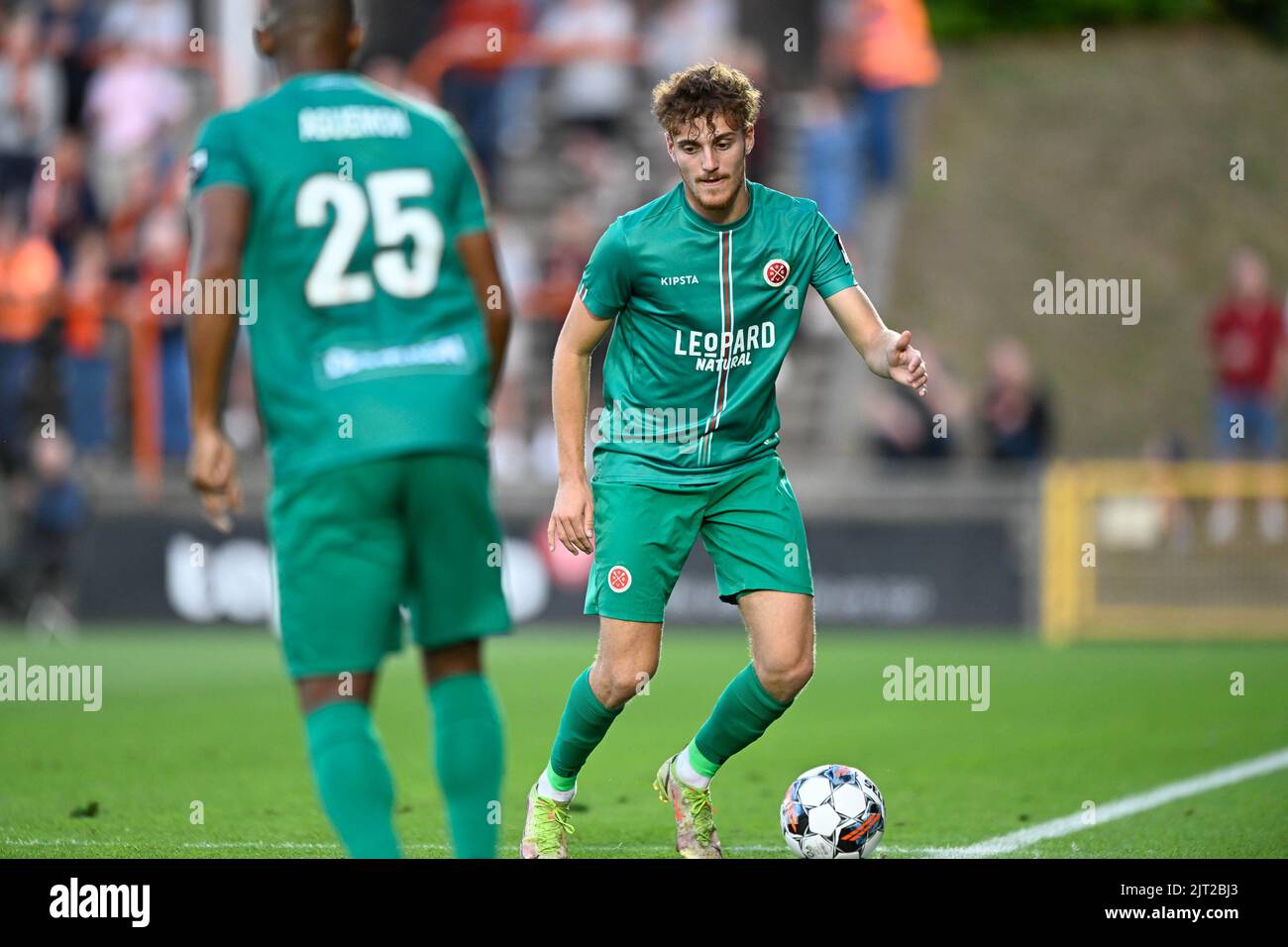 Virton's Jonas Vinck pictured in action during a soccer match between ...