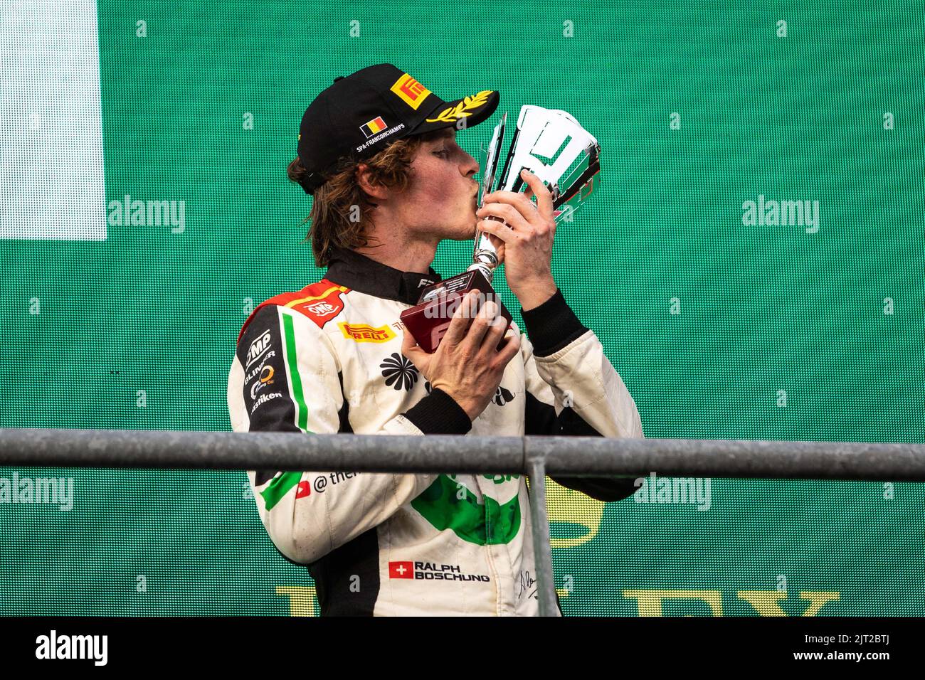 BOSCHUNG Ralph (swi), Campos Racing, Dallara F2, portrait, podium ...