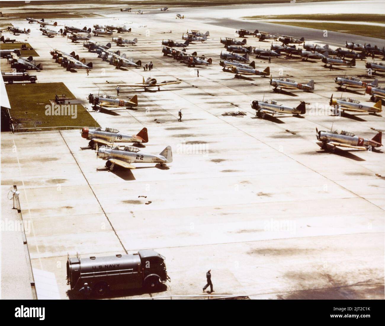 Historic training aircraft naval hi-res stock photography and images ...