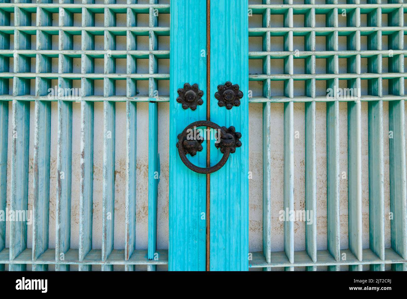 Traditional window of Hanok. Korean traditional window or Door Stock ...