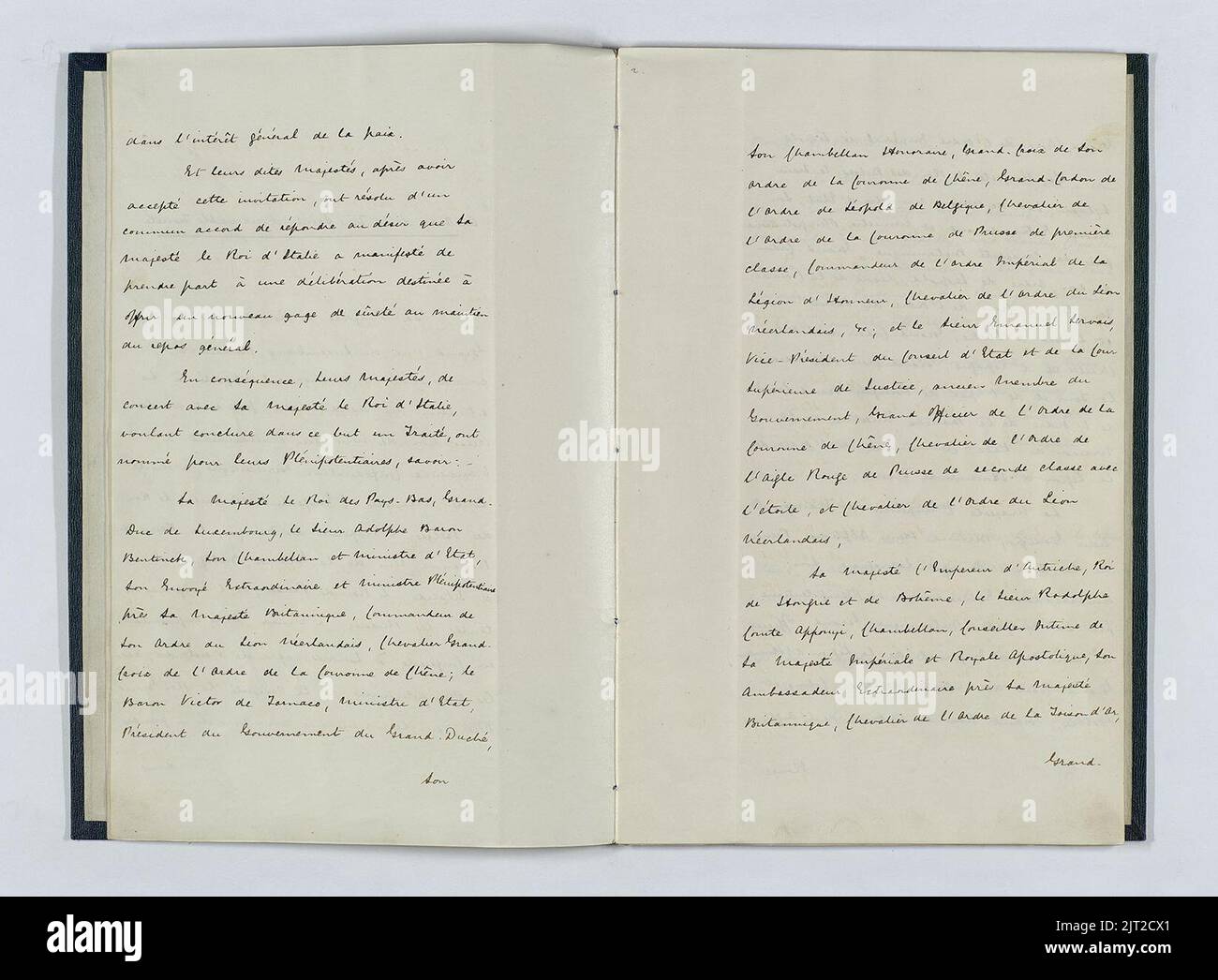 Traité de neutralité de Londres - Acte final et procès-verbal d'échange ...