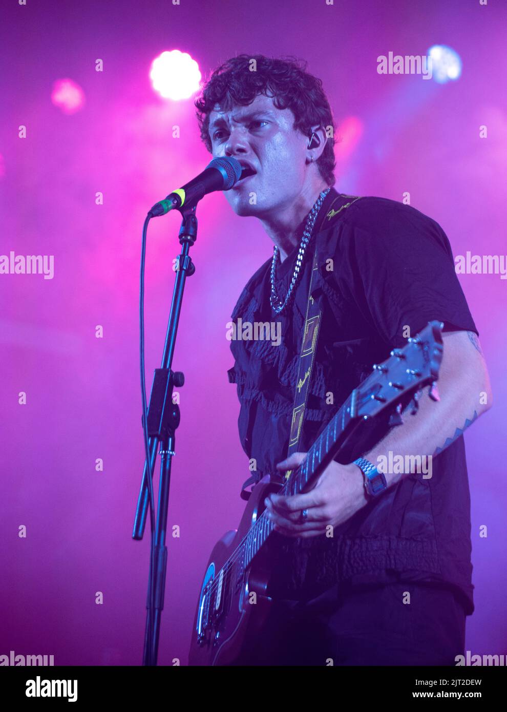 Stone play at Leeds Festival on Friday 26th August 2022, playing the ...