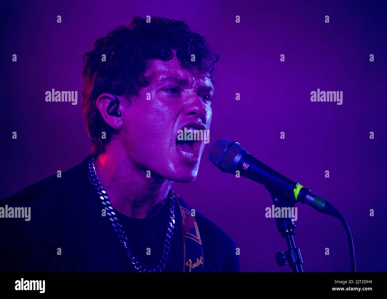 Stone play at Leeds Festival on Friday 26th August 2022, playing the ...