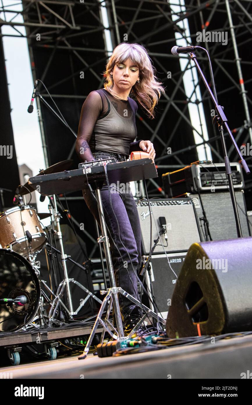 Turin Italy. 26 August 2022. The American band HURRAY FOR THE RIFF RAFF ...