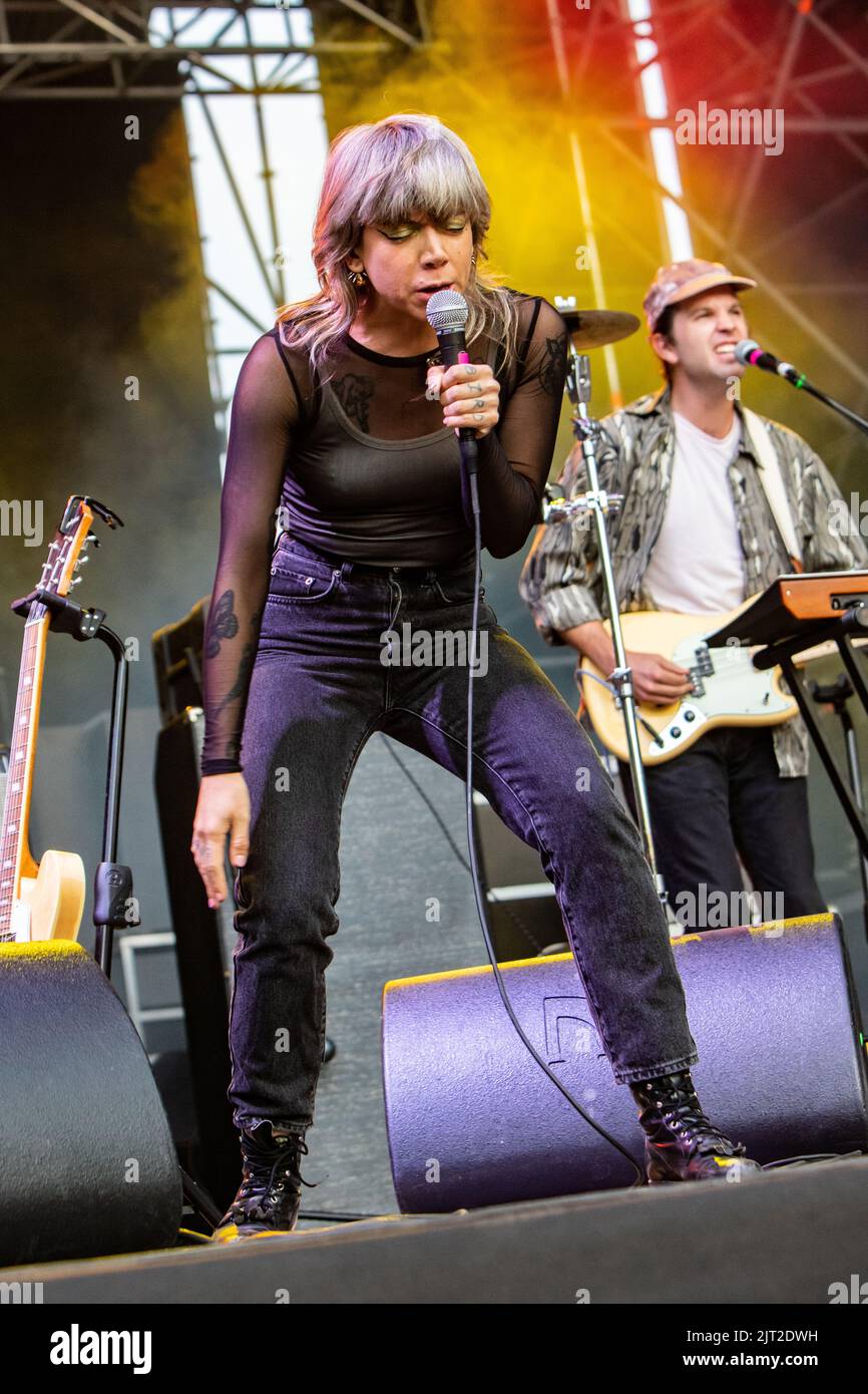 Turin Italy. 26 August 2022. The American band HURRAY FOR THE RIFF RAFF ...