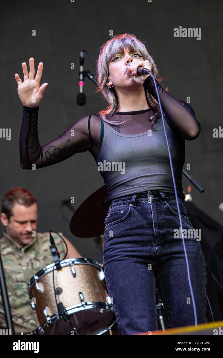 Turin Italy. 26 August 2022. The American band HURRAY FOR THE RIFF RAFF ...