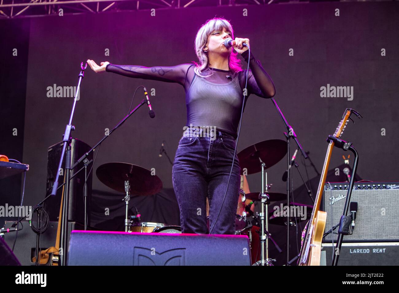 Turin Italy. 26 August 2022. The American band HURRAY FOR THE RIFF RAFF ...