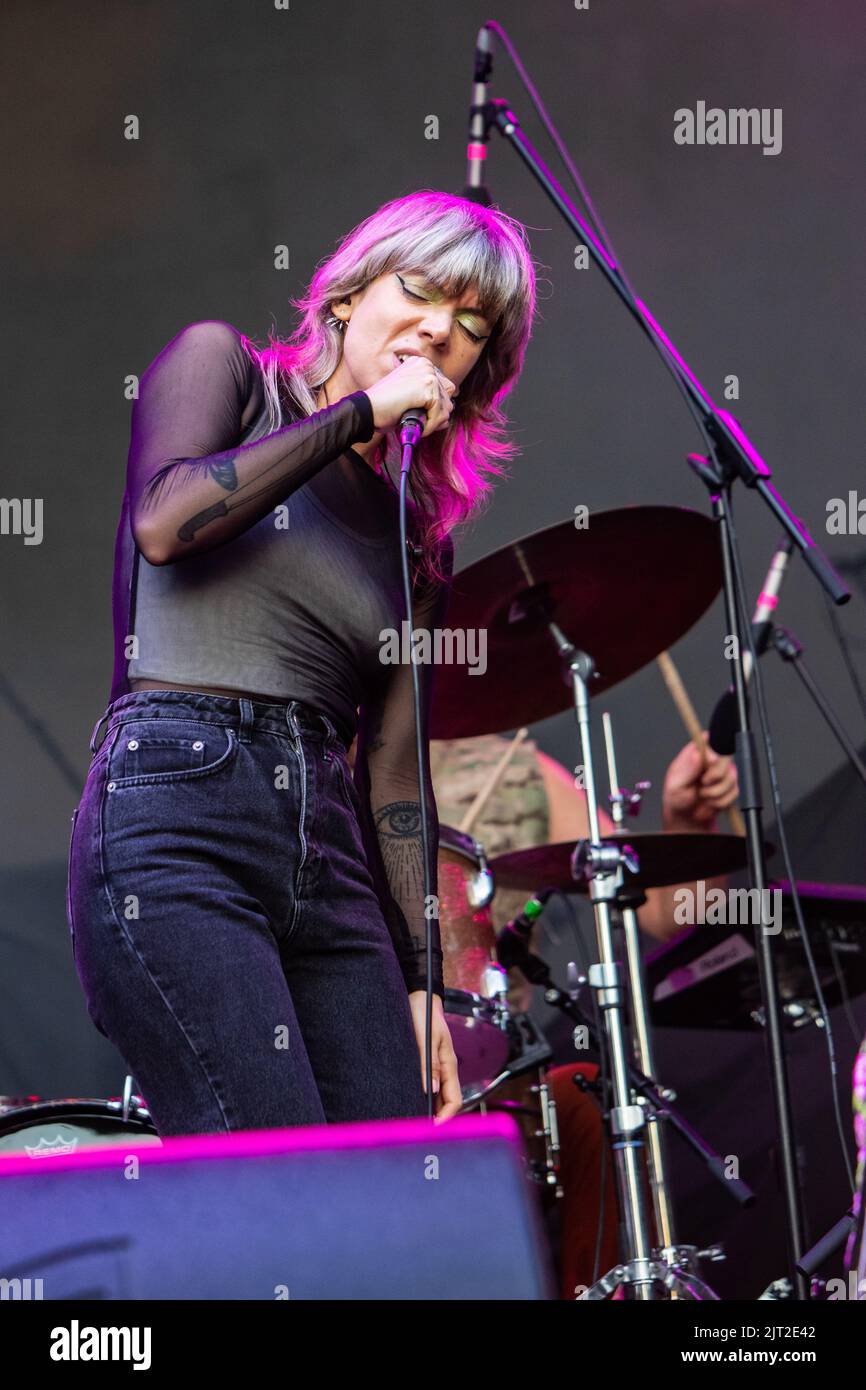 Turin Italy. 26 August 2022. The American band HURRAY FOR THE RIFF RAFF ...