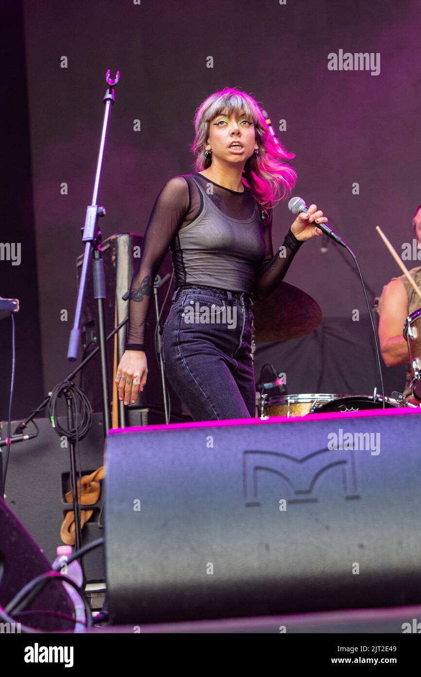 Turin Italy. 26 August 2022. The American band HURRAY FOR THE RIFF RAFF ...