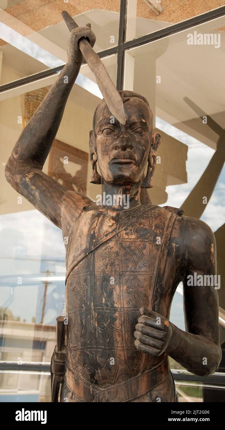 Makonde Statue of Male Warrior (detail), Dar-es-Salaam, Tanzania ...
