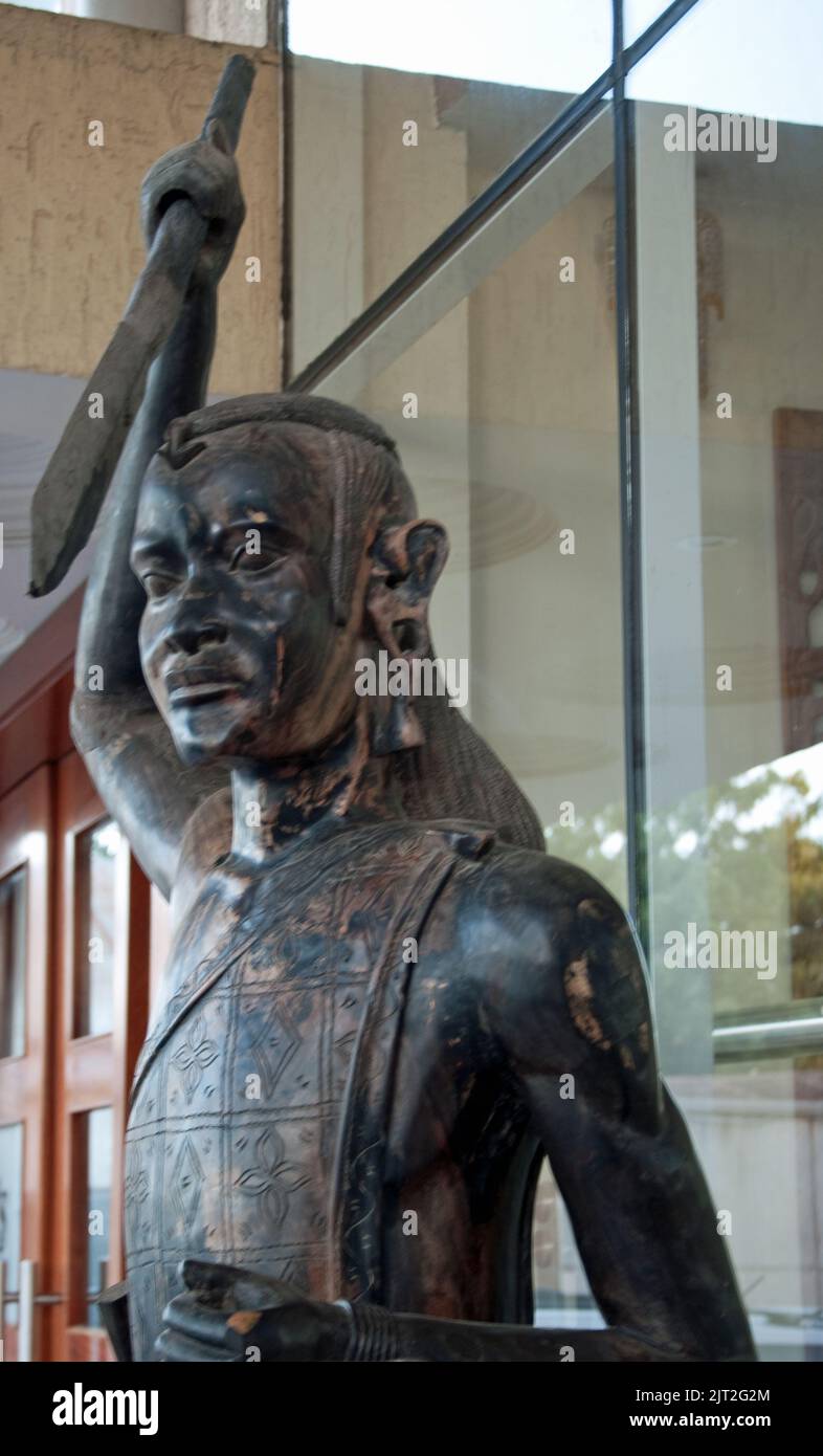 Makonde Statue of Male Warrior (detail), Dar-es-Salaam, Tanzania ...