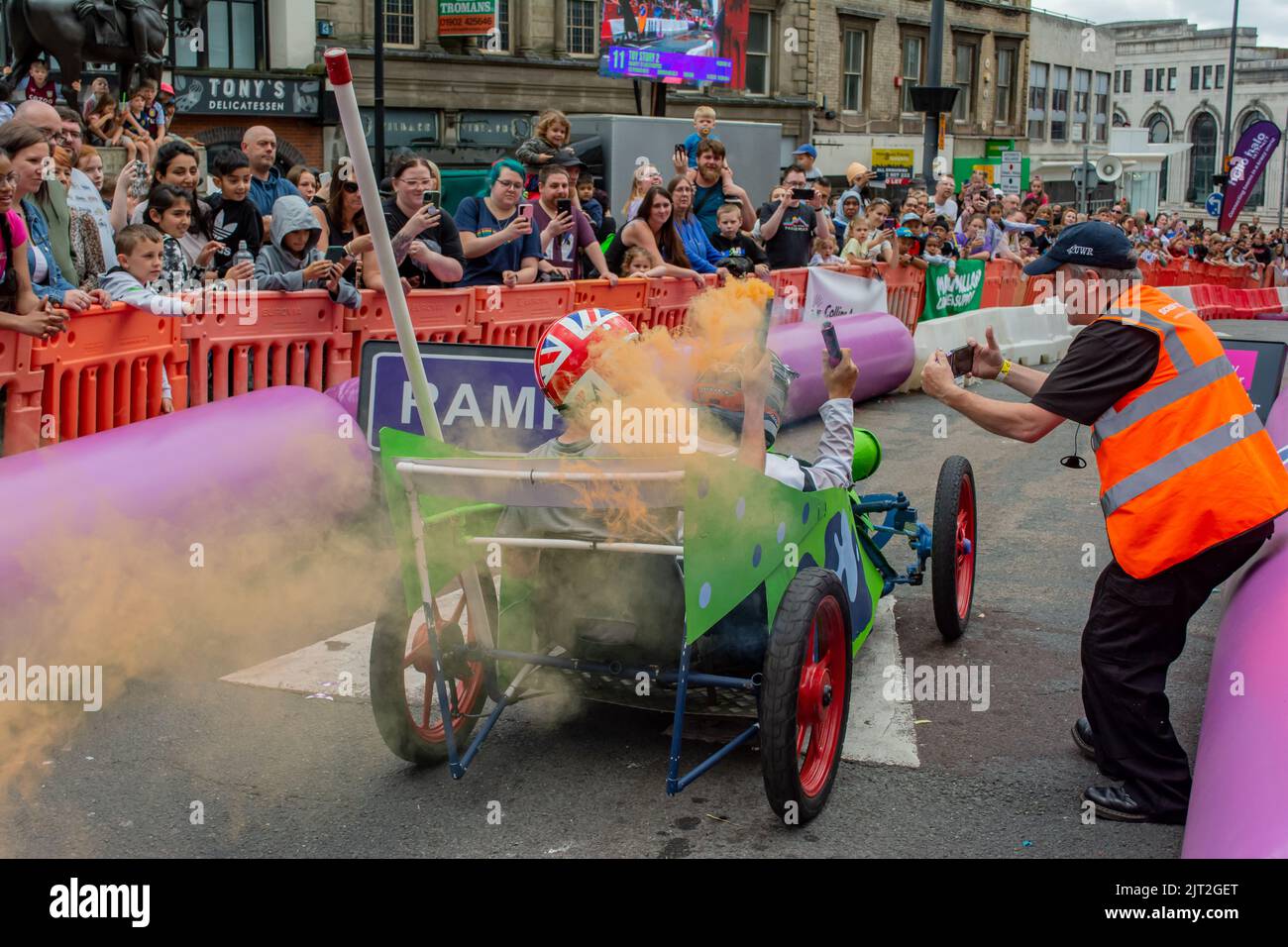 Krazy Races/Soapbox racing, held in Wolverhampton, Great fun for all ...