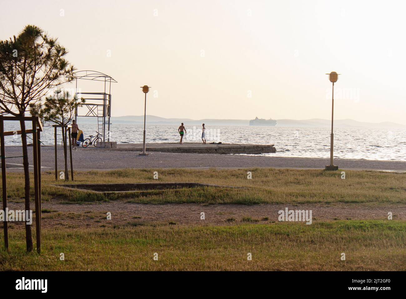 Zadar borik beach hi-res stock photography and images - Alamy
