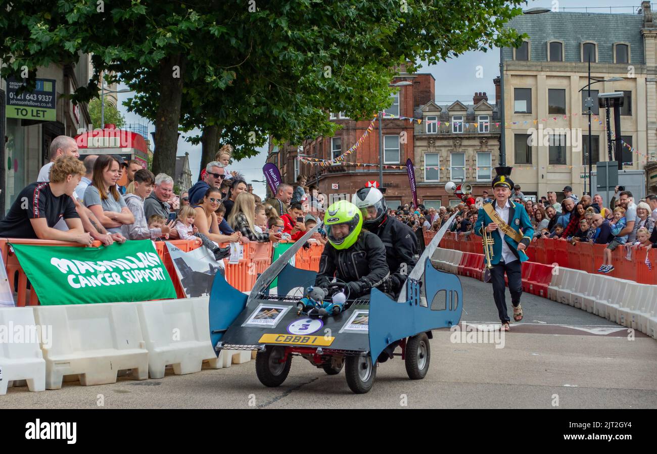 Krazy Races/Soapbox racing, held in Wolverhampton, Great fun for all ...