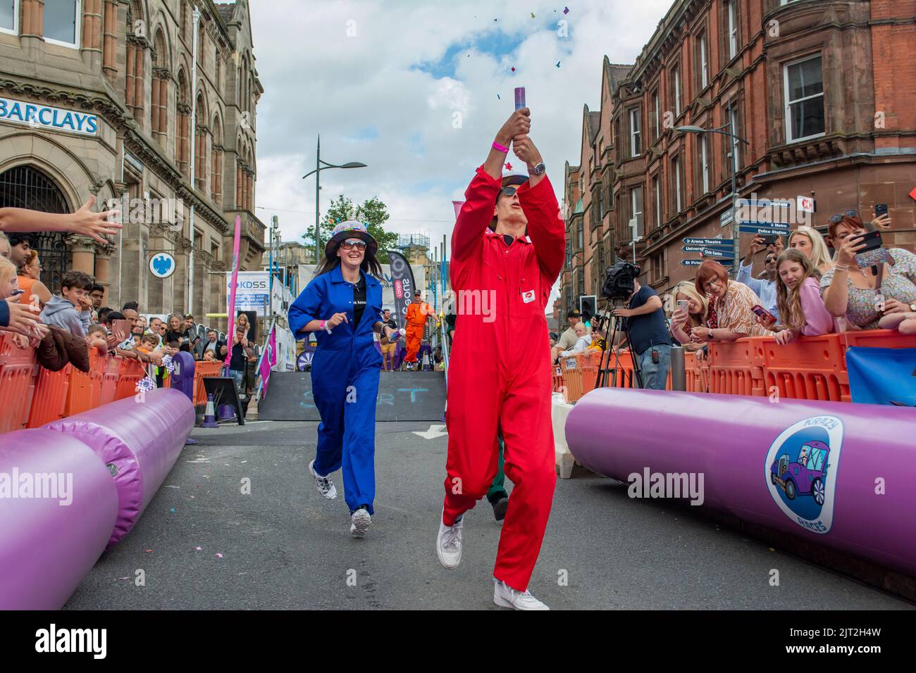 Krazy Races/Soapbox racing, held in Wolverhampton, Great fun for all ...