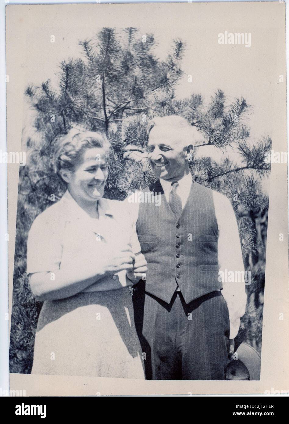 Italian Couple at Daughter's Wedding, 1946, Pennsylvania, USA Stock ...
