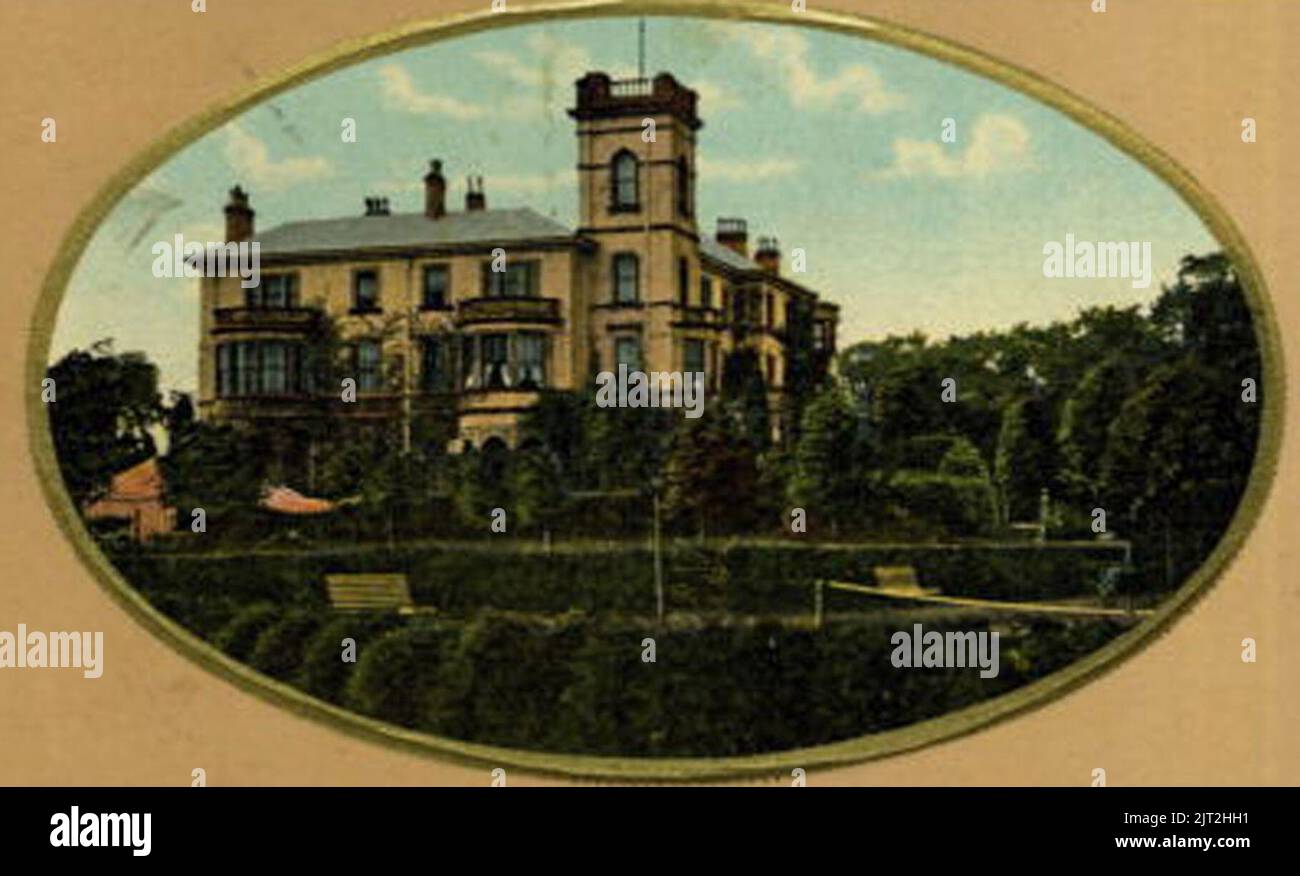 Tranby Croft postcard circa 1920 Stock Photo - Alamy