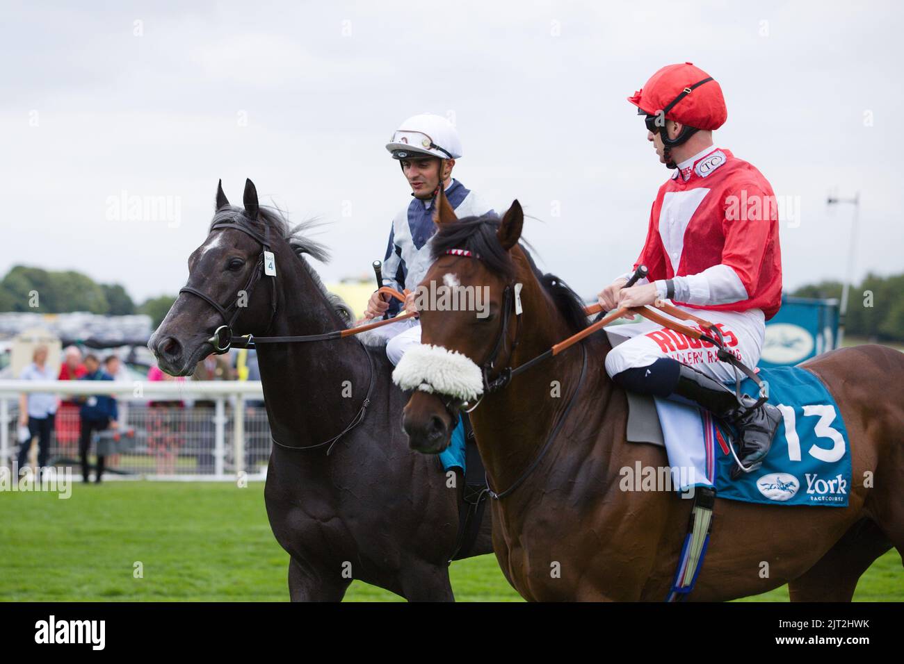 Jockey Andrea Atzeni on Tyrrhenian Sea (left) and Jack Mitchell on Bass ...