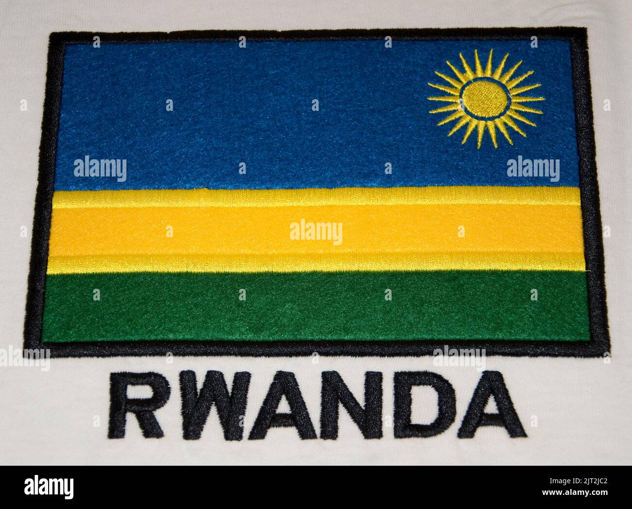 Rwandan Flag, Kigali, Rwanda Stock Photo - Alamy