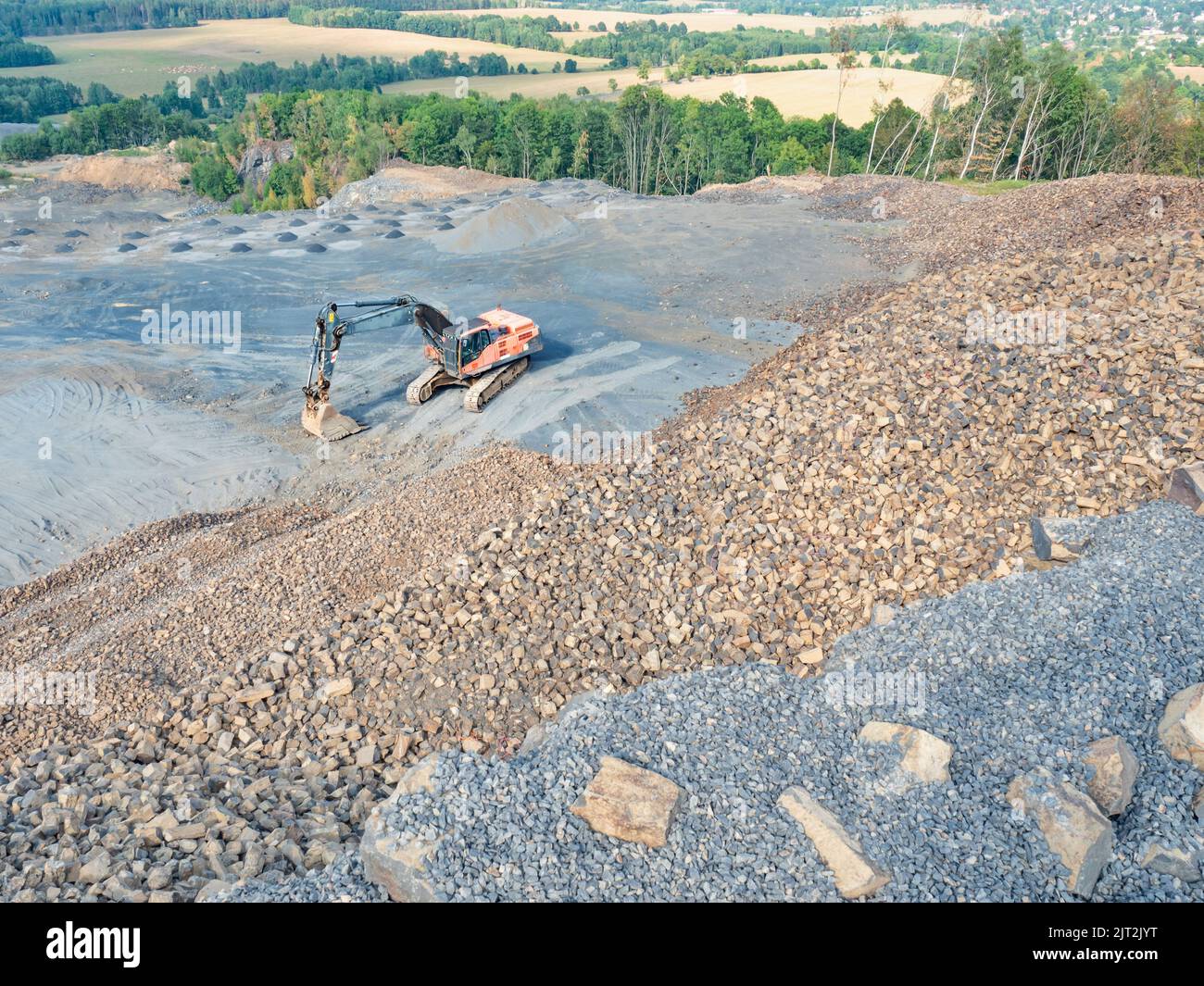 Dredger puts earth in dump hi-res stock photography and images - Alamy