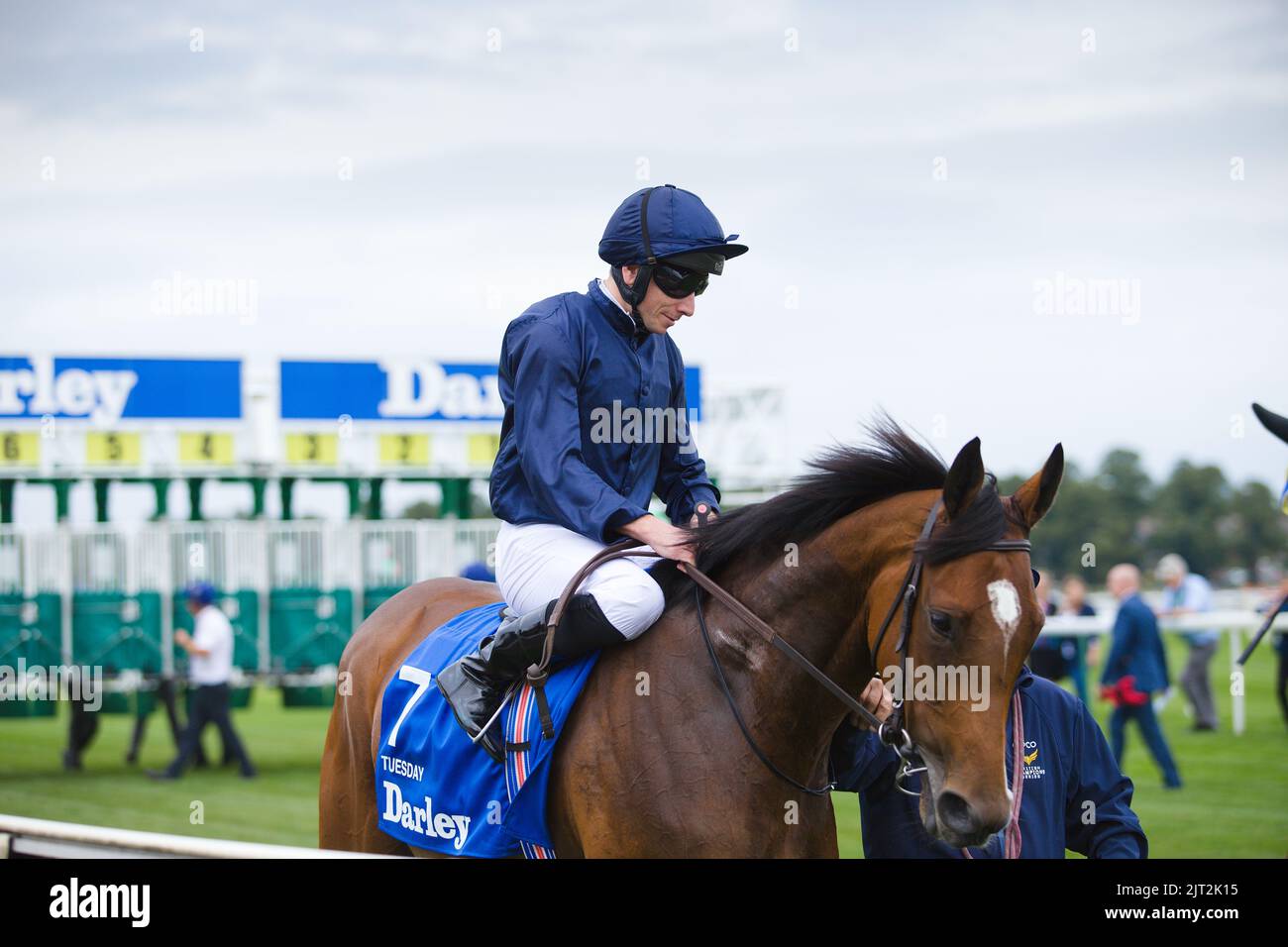 Jockey ryan moore the darley yorkshire oaks at york racecourse hi-res ...