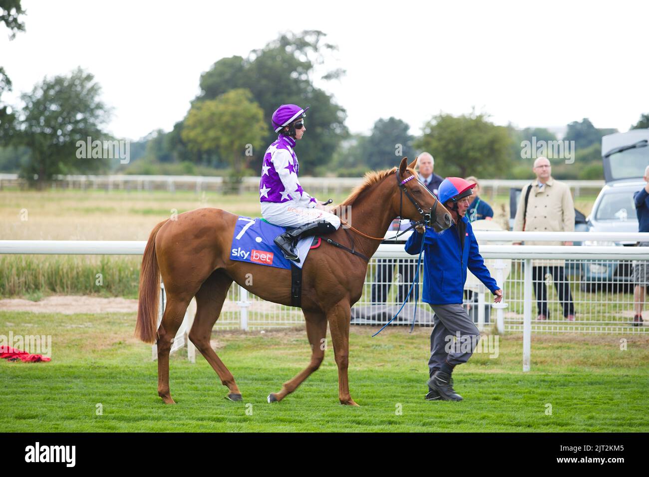 Jockey Rossa Ryan on Lady Hollywood at York Races Stock Photo - Alamy