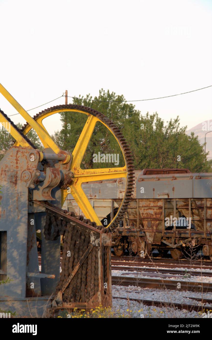 Abandoned train station equipment hi-res stock photography and images ...