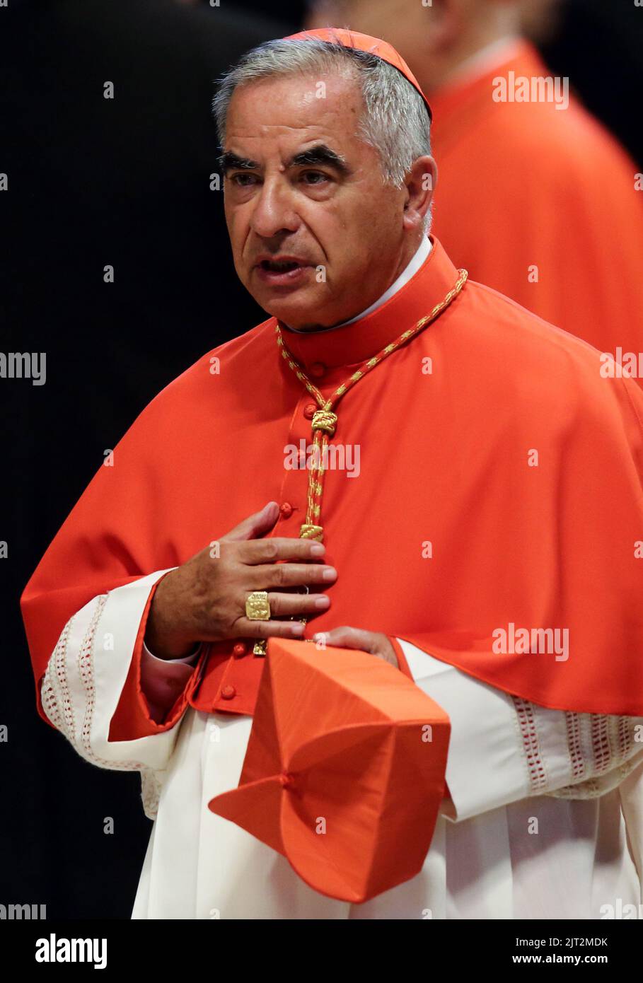 Giovanni angelo becciu pope francis hi-res stock photography and images ...
