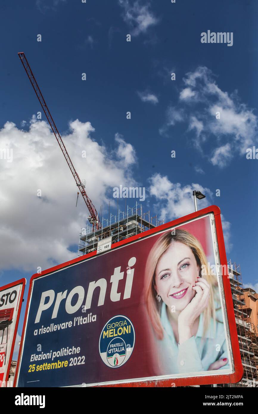 Palermo, Italy. 21st Aug, 2022. (8/21/2022) Elections in Italy ...