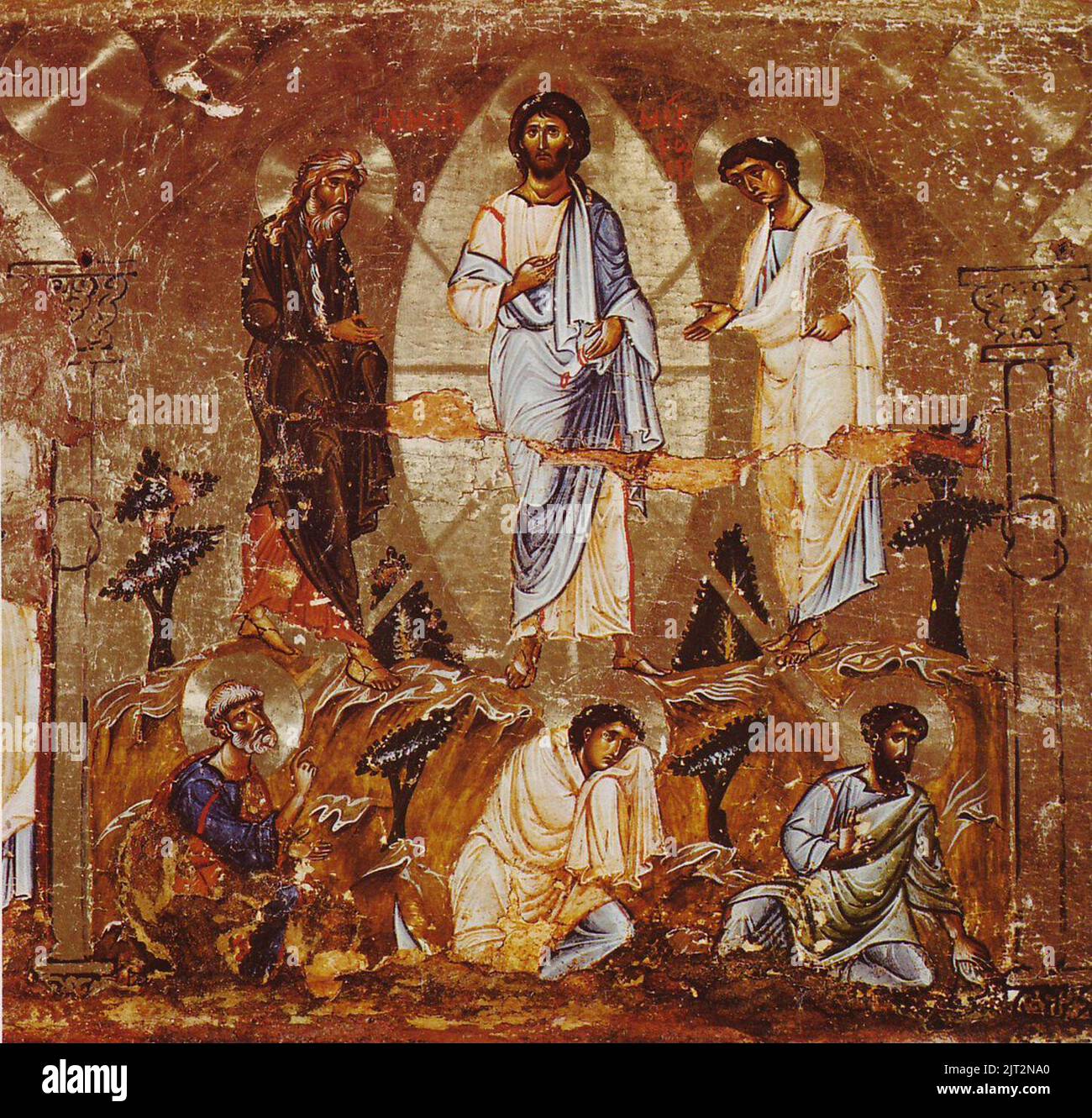 Transfiguration of Christ Icon Sinai 12th century Stock Photo - Alamy