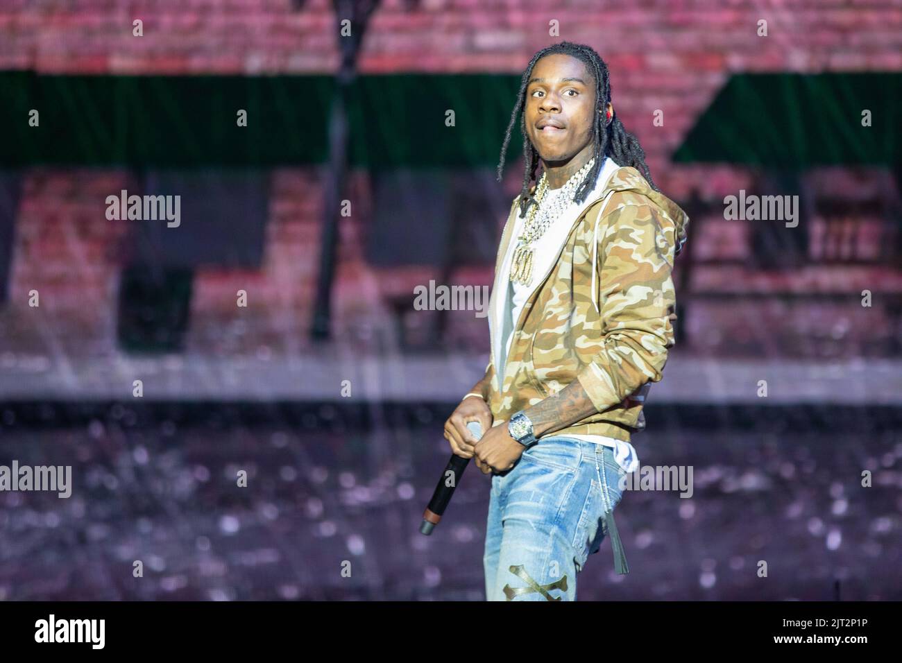 Leeds, UK. Saturday 27 August 2022. Taurus Tremani Bartlett, known ...