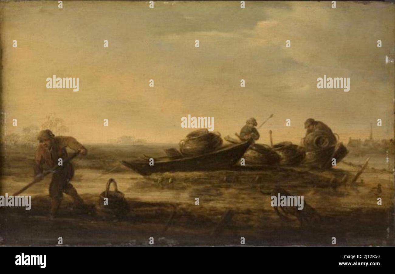 Trant van Jan van Goyen - Vissers met boten op het strand - Cat. 469 ...