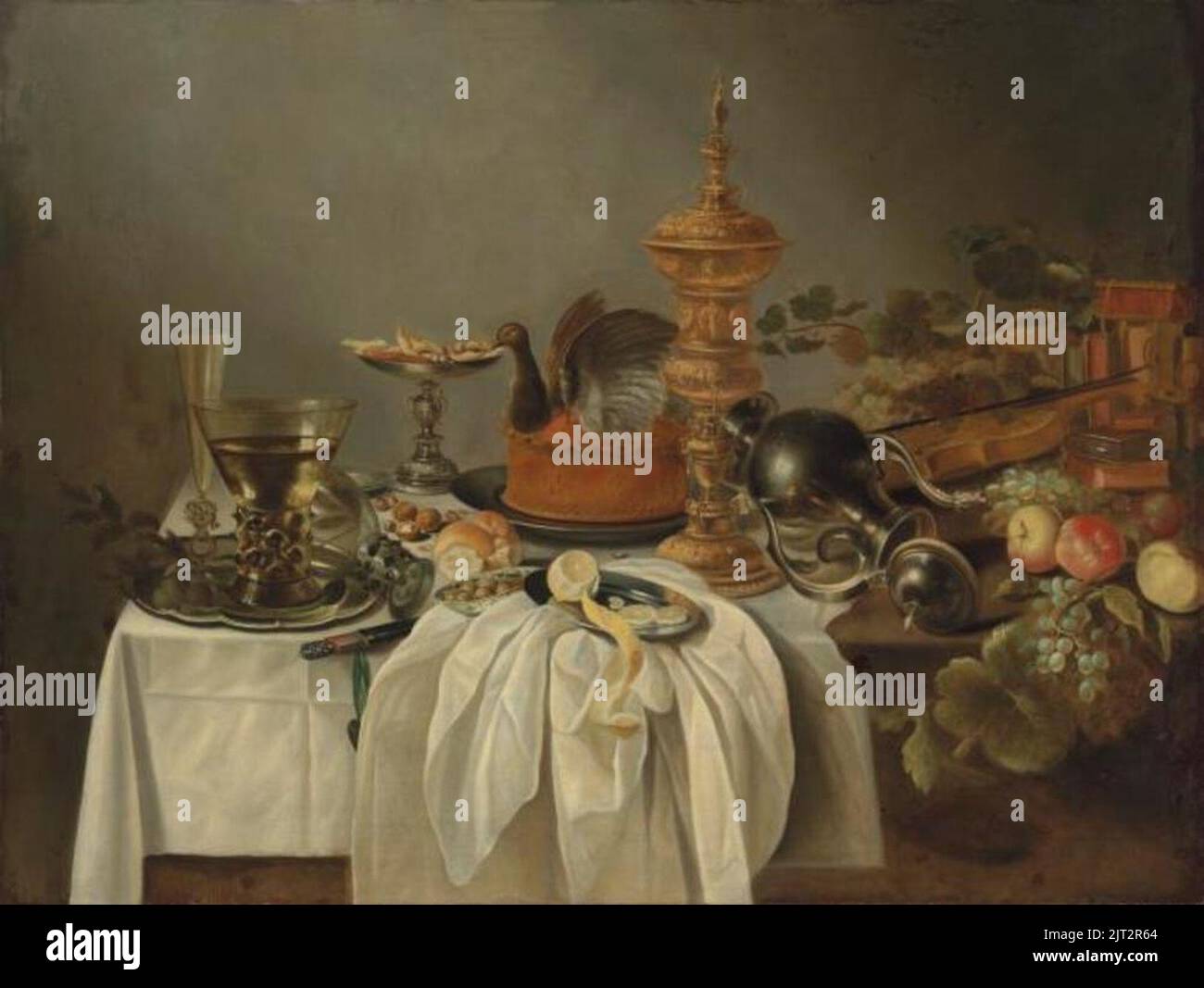 Trant-omgeving van Roelof Koets (I) of trant-naar Pieter Claesz. of ...