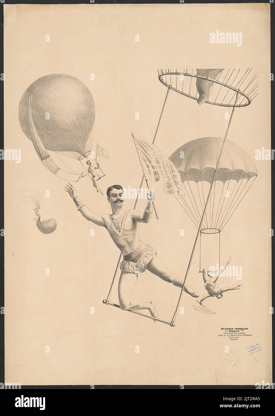 Trapeze artists flying hi-res stock photography and images - Alamy