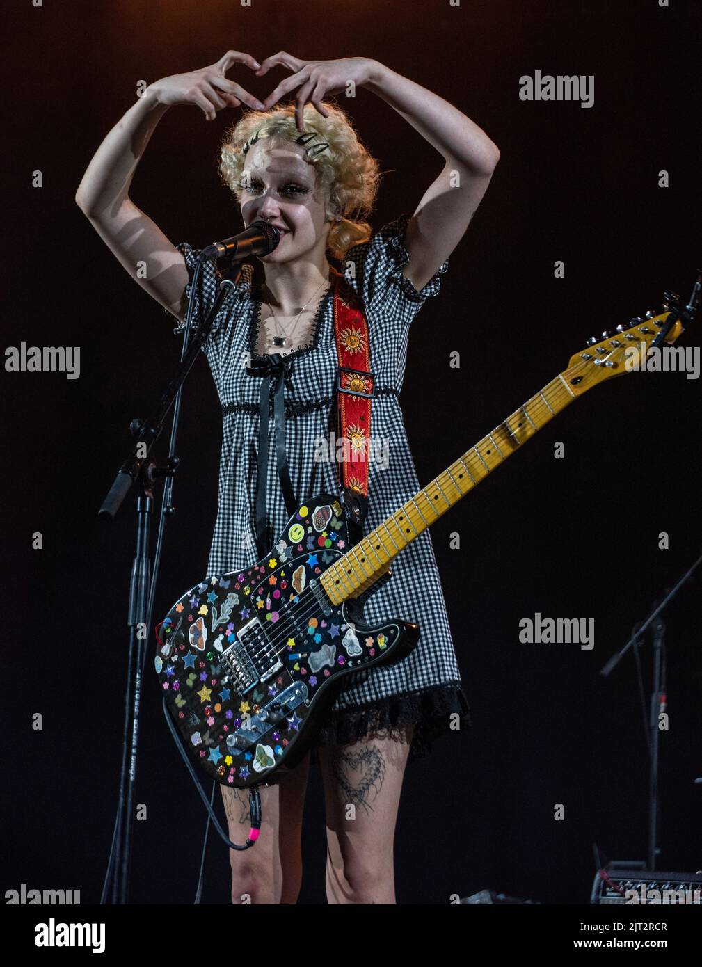 Chloe Moriondo plays at Leeds Festival on Friday 26th August 2022 ...