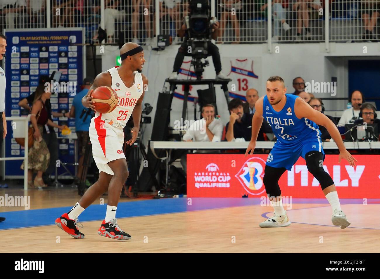 PalaLeonessa, Brescia, Italy, August 27, 2022, Thaddus McFadden ...