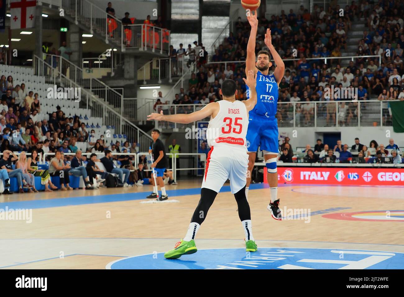 PalaLeonessa, Brescia, Italy, August 27, 2022, Giampaolo Ricci (Italy ...