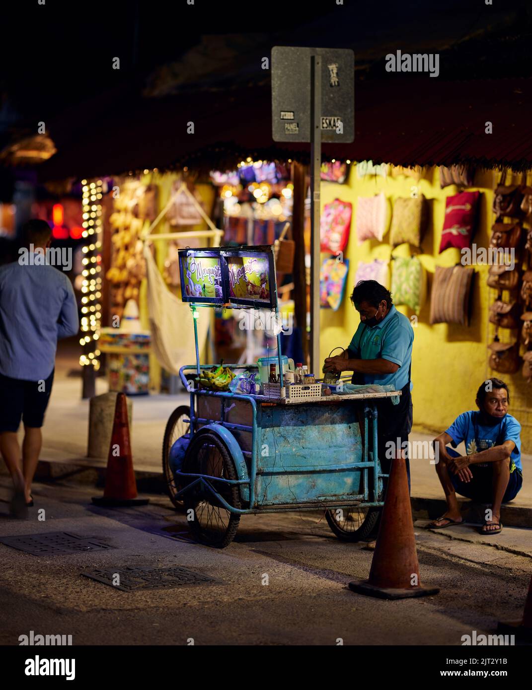 Tulum mexico night hi-res stock photography and images - Alamy