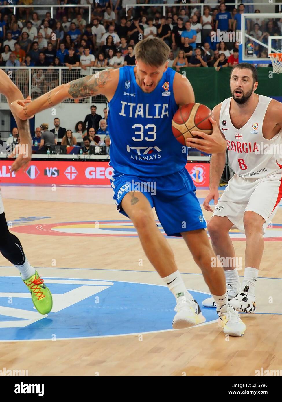 Brescia, Italy. 27th Aug, 2022. Achille Polinara (Italy) during World ...