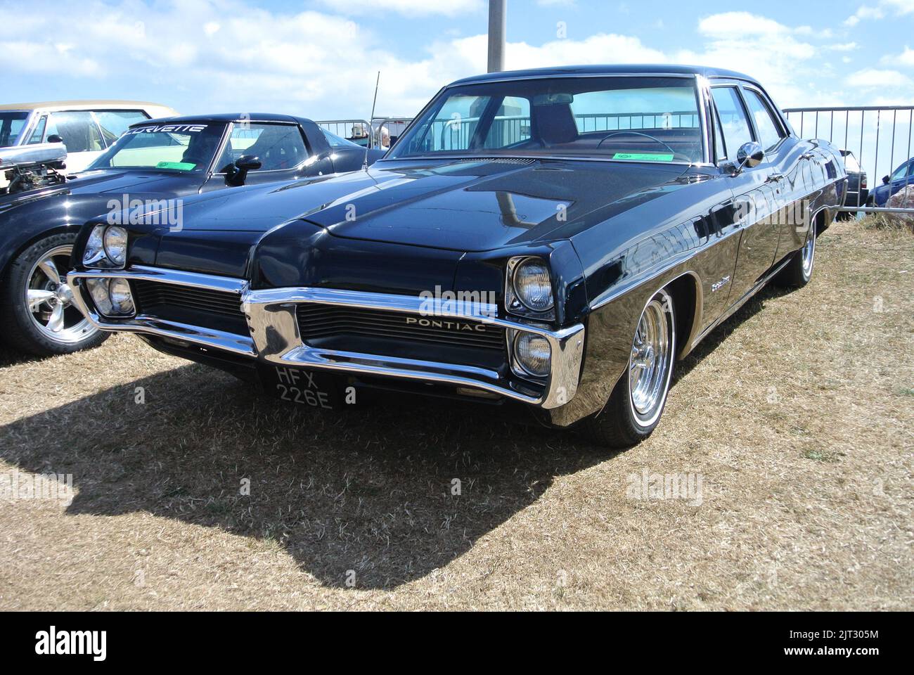 A 1967 Pontiac Catalina parked on display at the English Riviera ...
