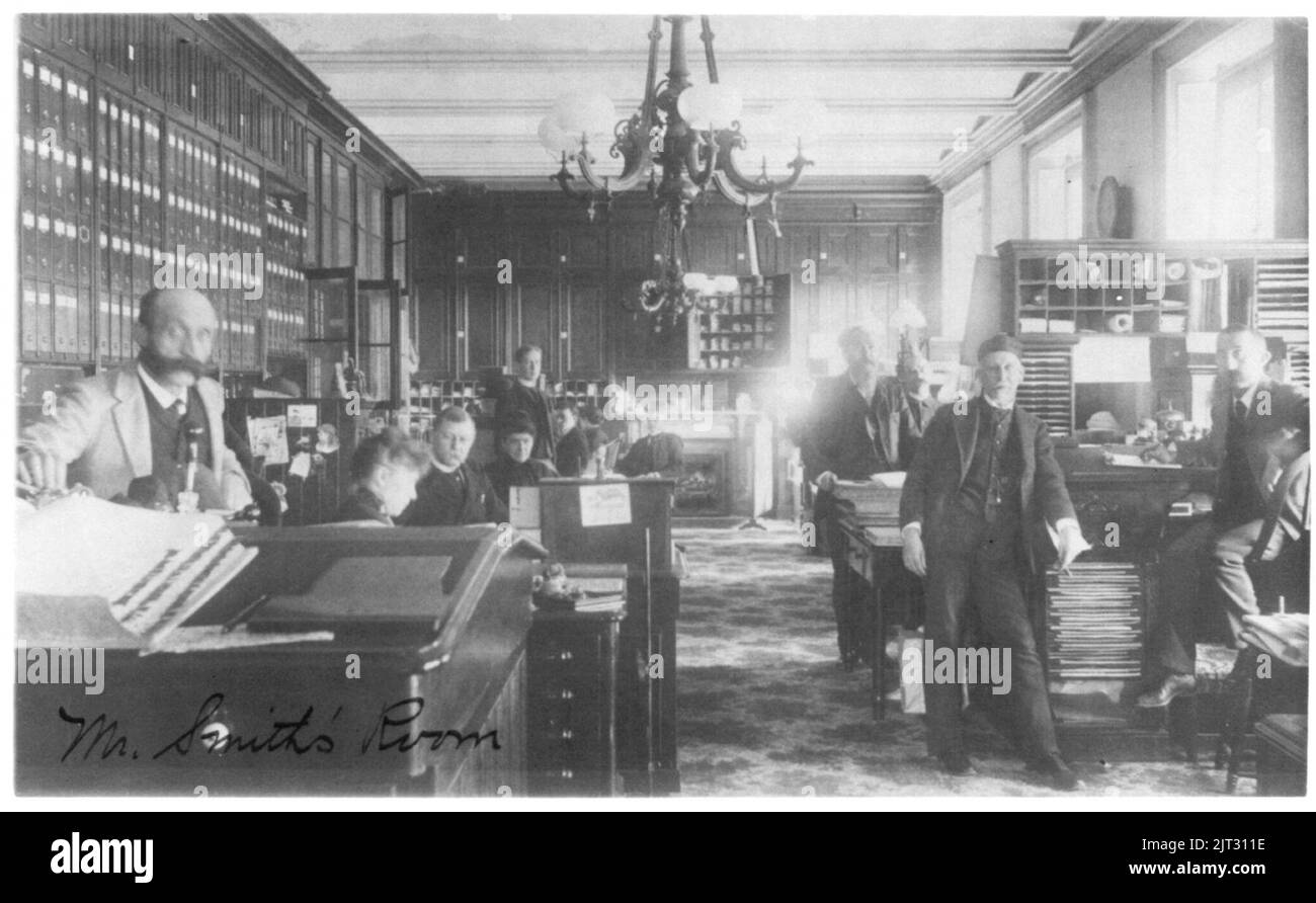 Treasury Dept. employees - Mr. Smith's room Stock Photo - Alamy Treasury Dept. employees - Mr. Smith's room Stock Photo - Alamy