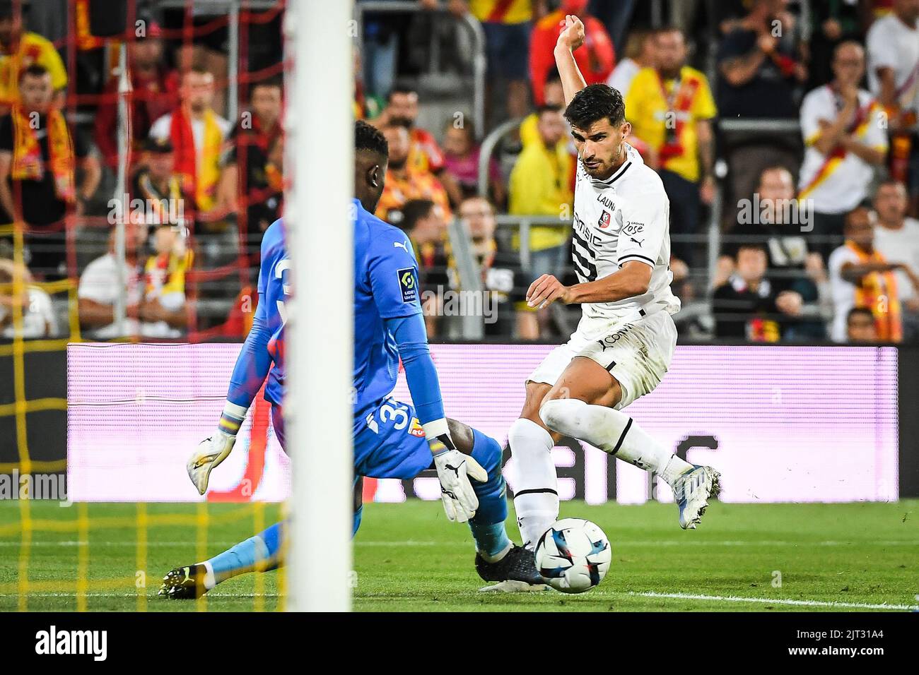 Martin TERRIER of Rennes during the French championship Ligue 1 ...