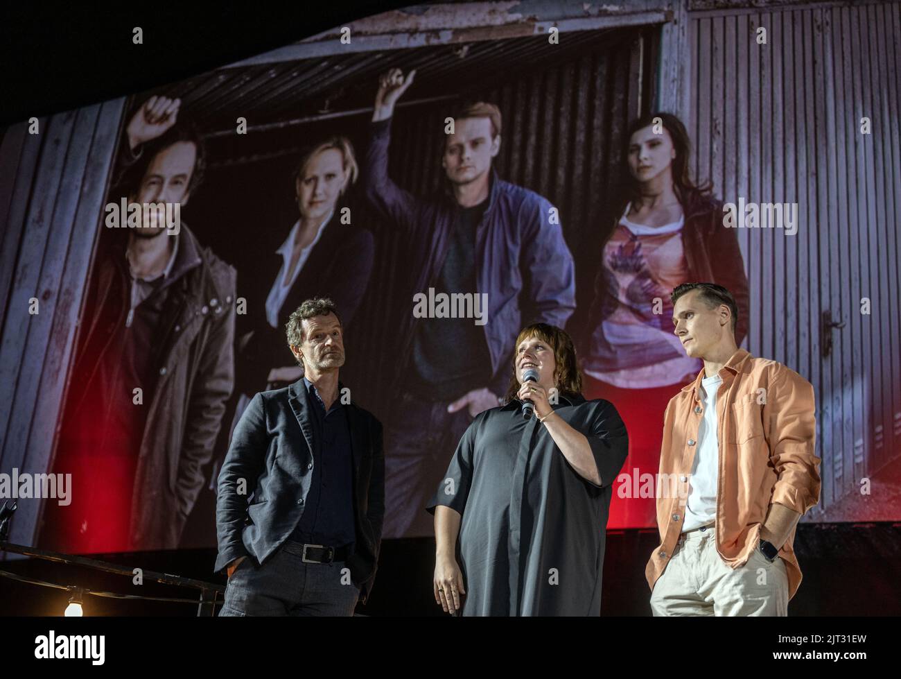 Dortmund, Germany. 27th Aug, 2022. The main actors of Tatort from ...