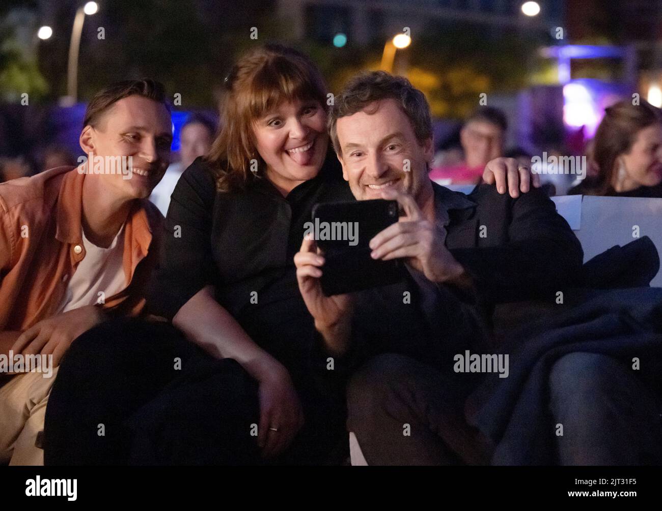 Dortmund, Germany. 27th Aug, 2022. The main actors of Tatort from ...