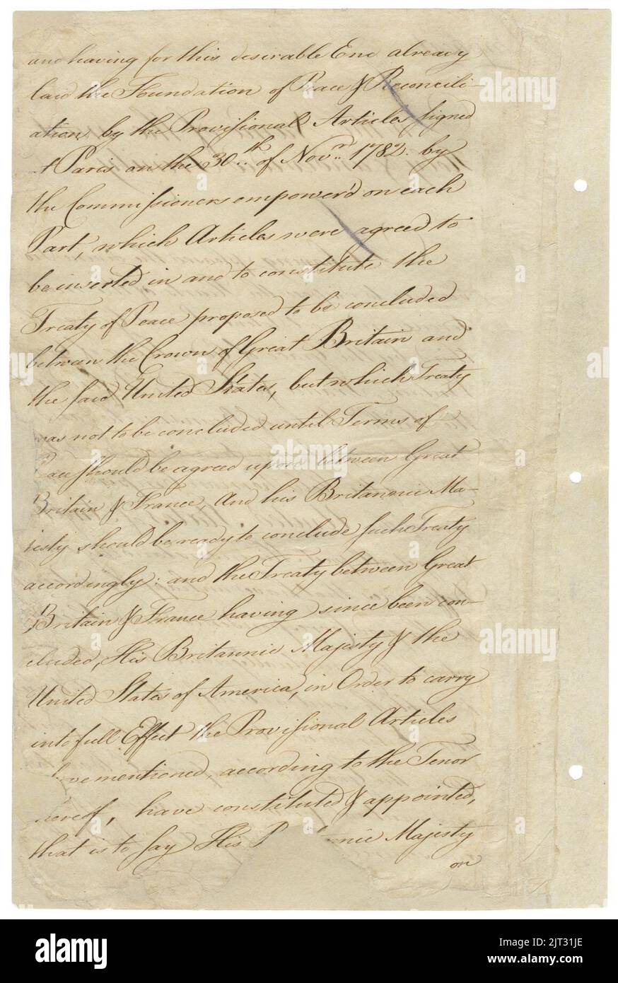 Treaty of paris Cut Out Stock Images & Pictures - Alamy