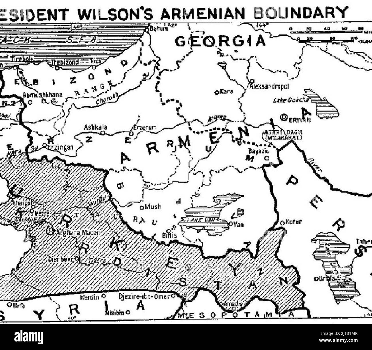 Treaty Of Sevres Map